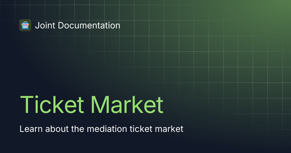 Ticket Market | Joint Documentation